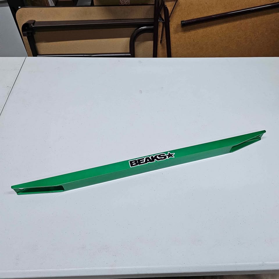 Beaks Rear Lower Tie Bar Green S2000 (only 1 available)
