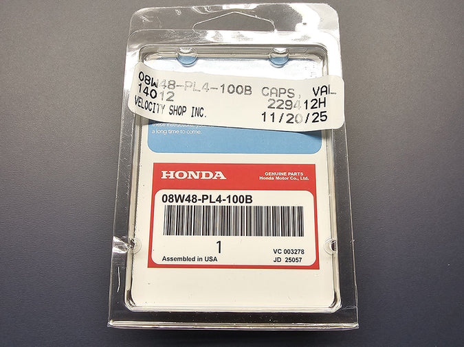Honda Civic Si Valve Stem Caps 08W48-PL4-100B – OEM Set